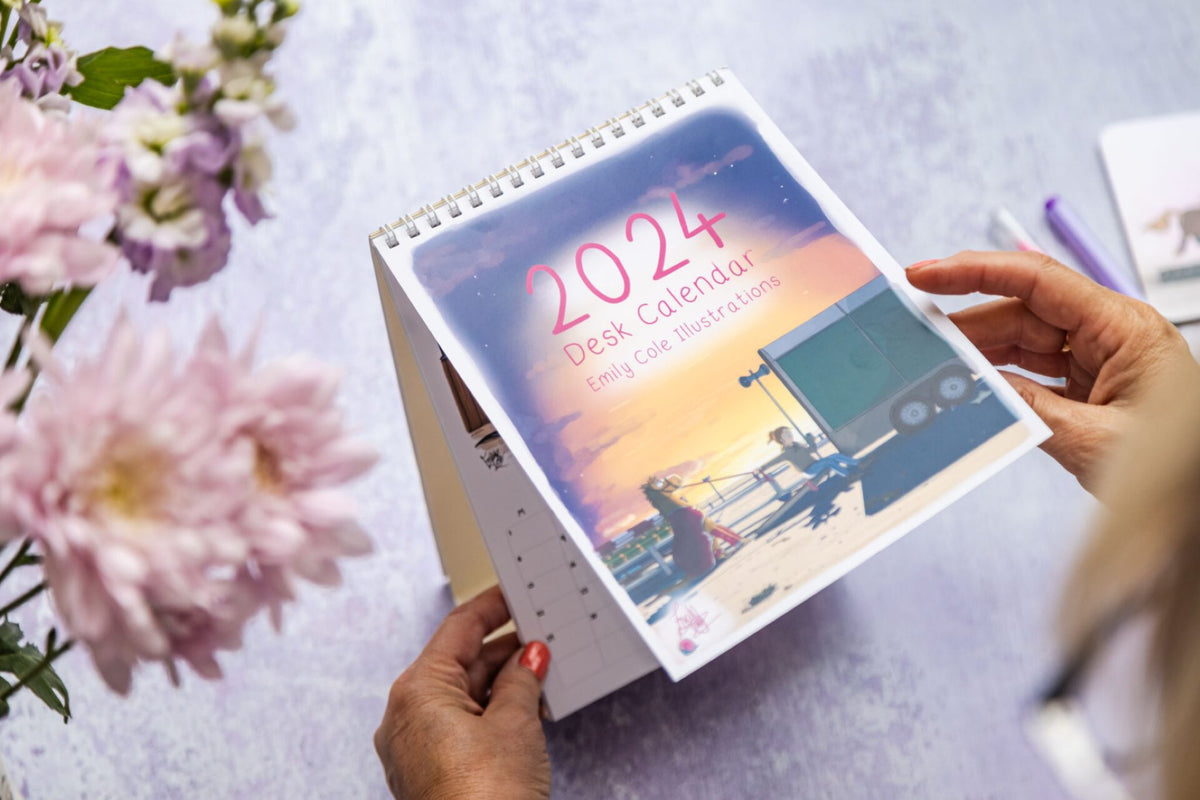 2024 Emily Cole Desk Calendar – Exclusively Equine