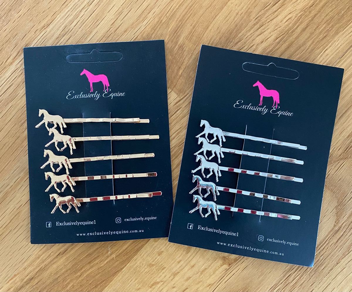 Gold Pony Bobby Pins – Exclusively Equine
