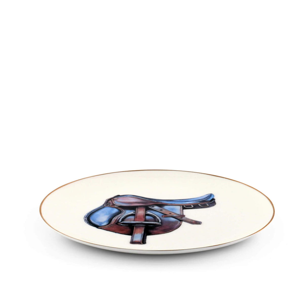 Wellington English Saddle Pattern Bone China Round Salad Plate ...