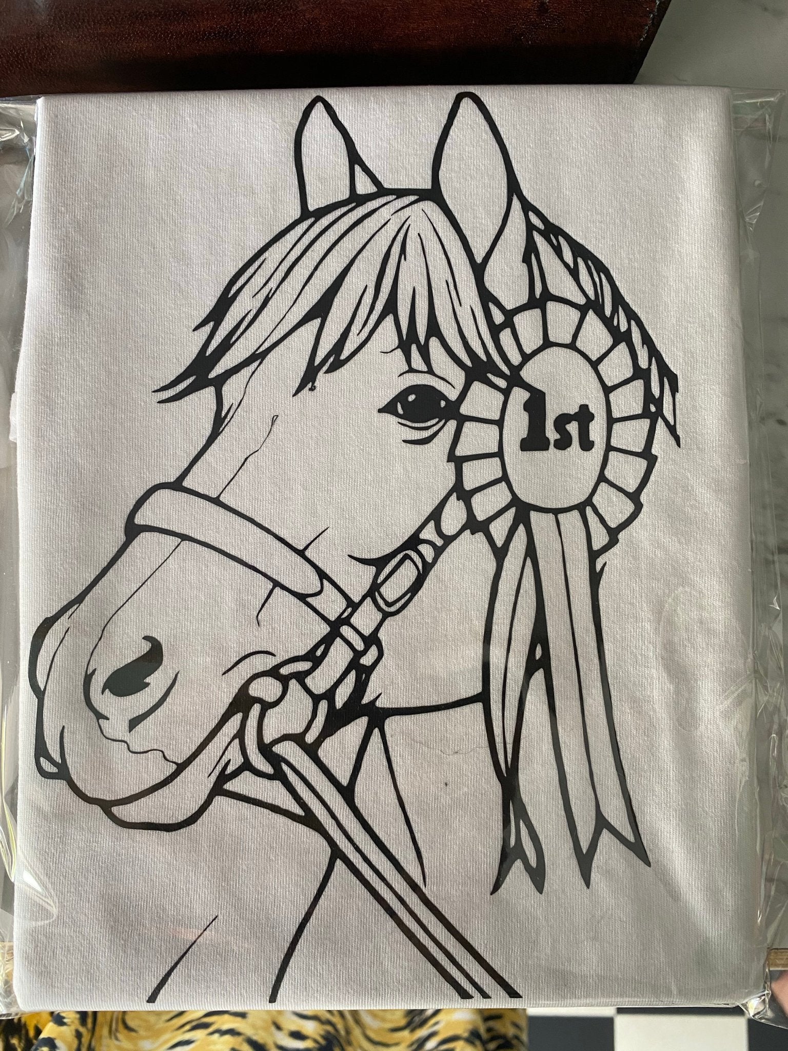 horse with a bandana coloring pages