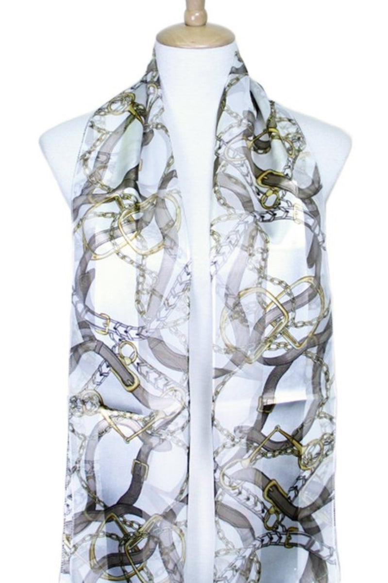 Ivory English Scarf – Exclusively Equine