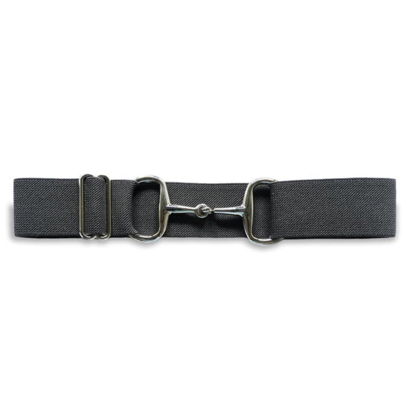 Snaffle Bit Elastic Belt 1.5 Silver Snaffle – Exclusively Equine